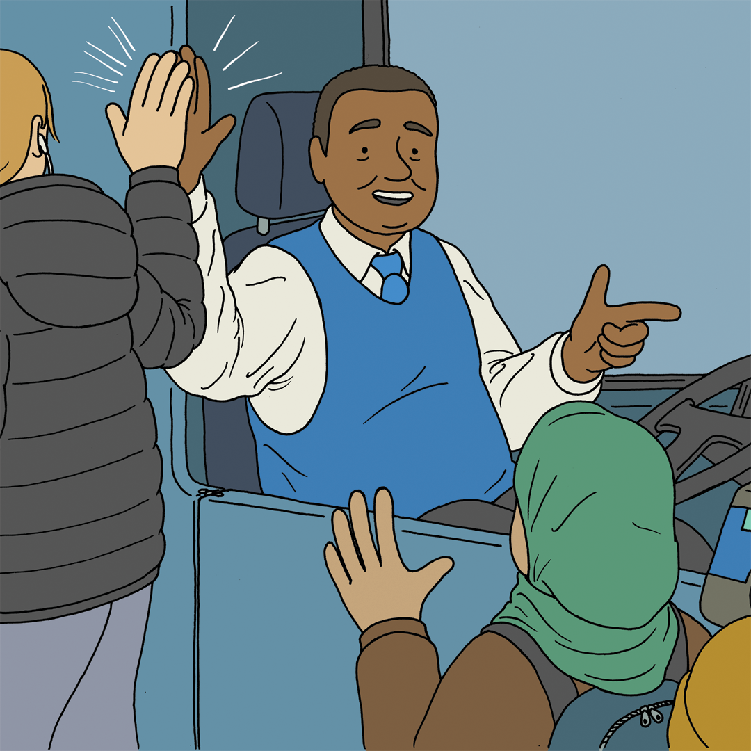 En busschaufför – Steve Nyberg